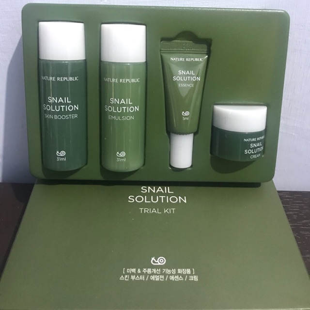 Jual Nature Republic Snail Solution Trial Kit | Shopee Indonesia