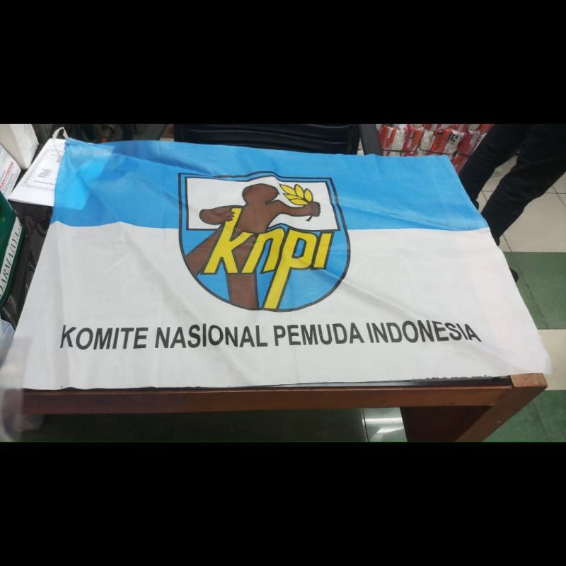 Jual bendera knpi / knpi / atribut ormas / bendera jalan knpi | Shopee ...