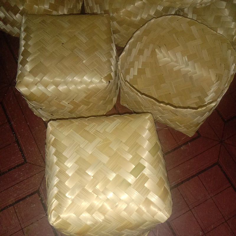 Jual Besek Bambu cantik/ Untuk dalaman keben kaca dan keben jali ...