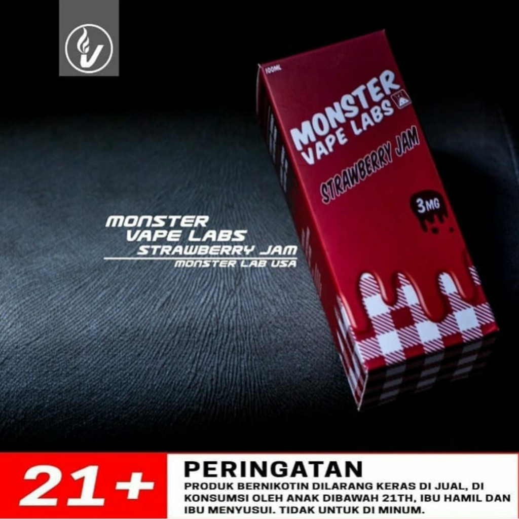 Jual Monster Vape Labs Strawberry Blueberry Banana Jam 100ml Shopee