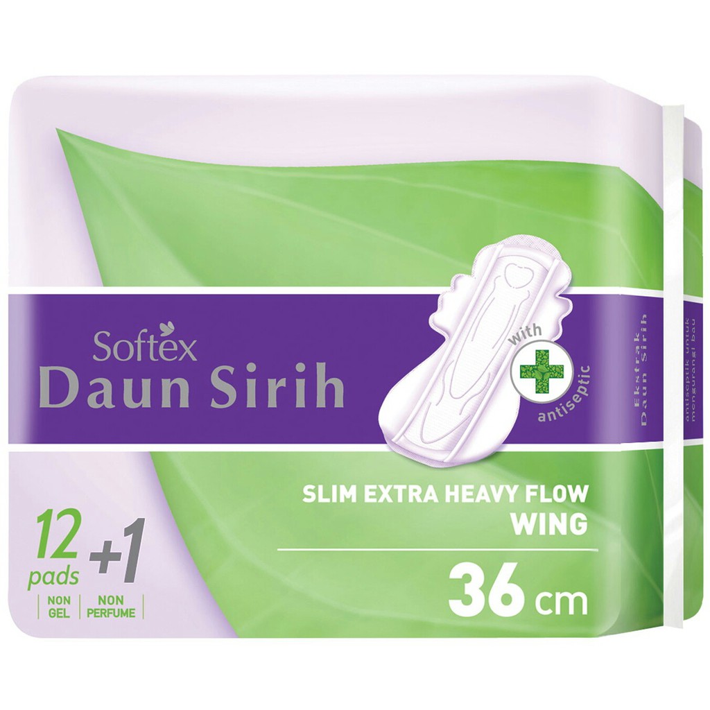 Jual Softex Daun Sirih Slim 36cm 12's | Shopee Indonesia