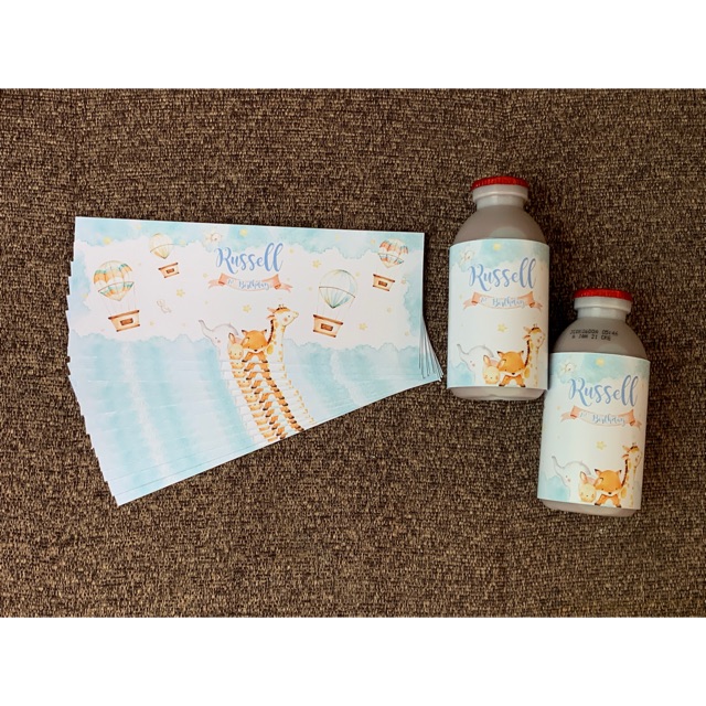 Jual Label Susu Botol / Printable Susu Botol Custom | Shopee Indonesia