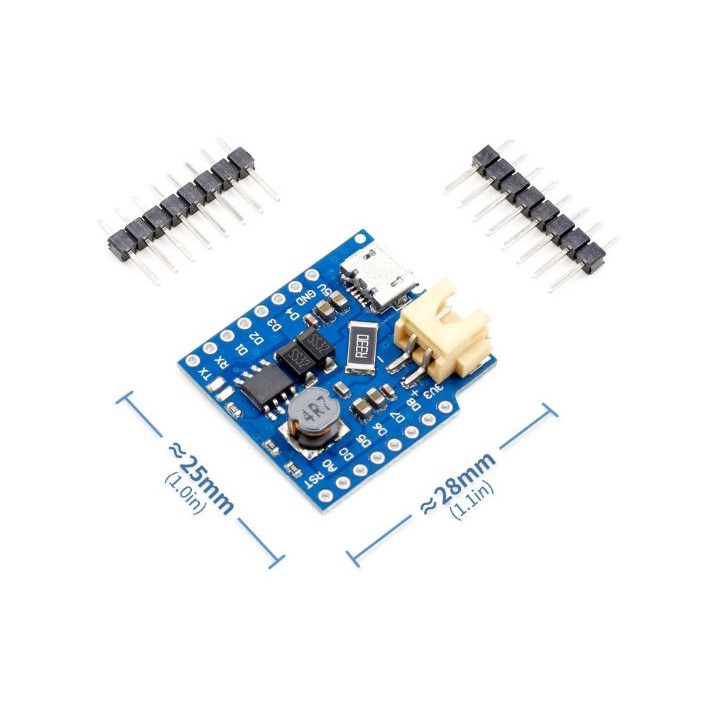 Jual Wemos D1 Mini Battery Shield Lolin ESP8266 IOT WIFI Control ...
