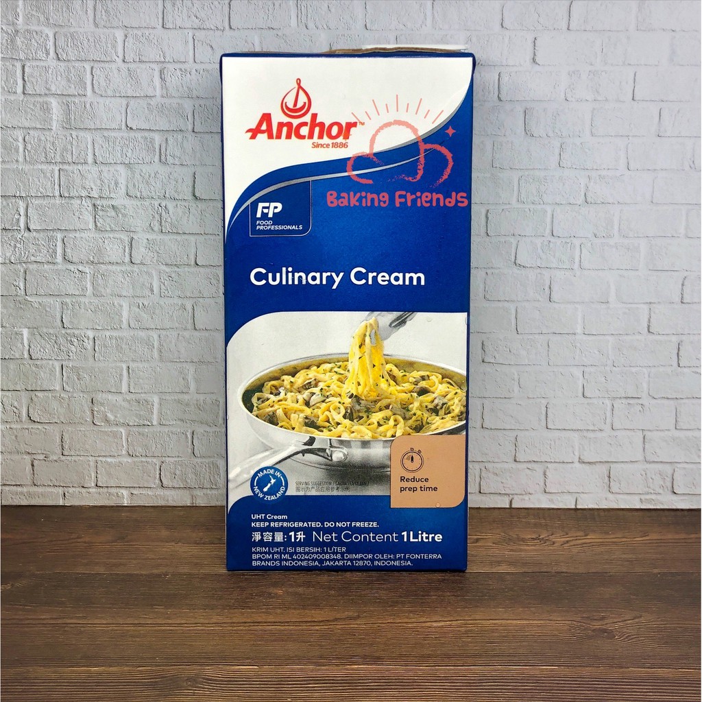 Jual Anchor Culinary Cream 1LTR/ Cooking Cream 1 Liter Indonesia|Shopee ...