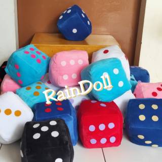 Jual Boneka Dadu 15x15cm / Bantal Dadu | Shopee Indonesia