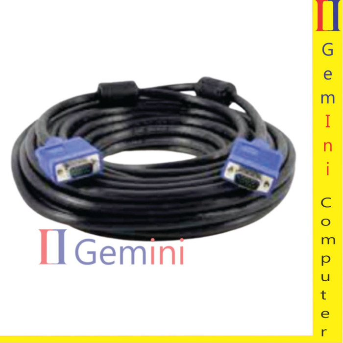 Jual KABEL VGA 15 METER / Cable VGA 15METER / KABEL VGA 15 Mtr / Kabel VGA 15M | Shopee Indonesia