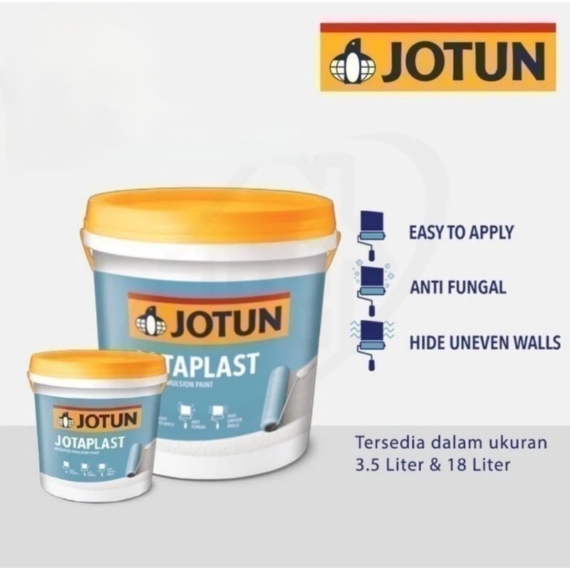 Jual Cat Tembok Interior Jotun Jotaplast White 18L (26kg) | Shopee ... Jual Cat Tembok Interior Jotun Jotaplast White 18L (26kg) | Shopee ...