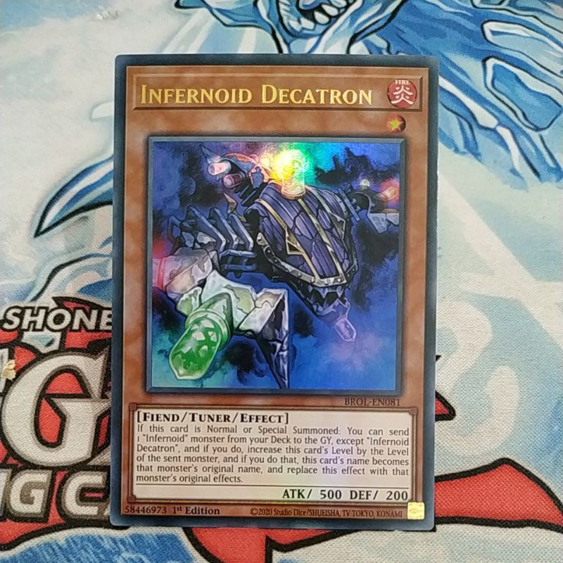 Jual yugioh infernoid decatron BROL original | Shopee Indonesia