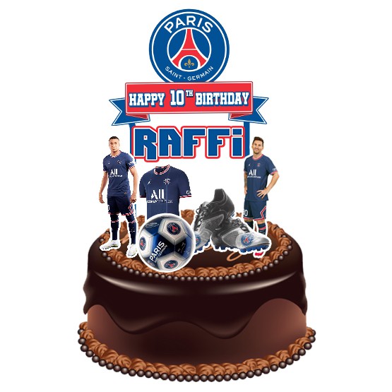 Jual Bola PSG Paris Saint Germain Topper Cake Birthday / Hiasan Kue ...
