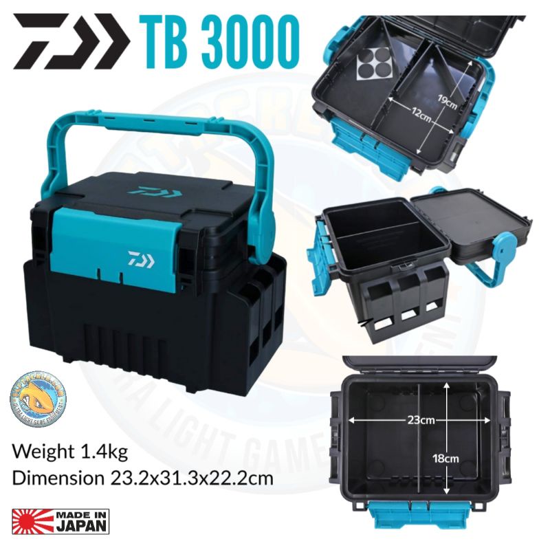 Jual Tackle Box Mancing Daiwa TB3000 Original Japan | Shopee Indonesia