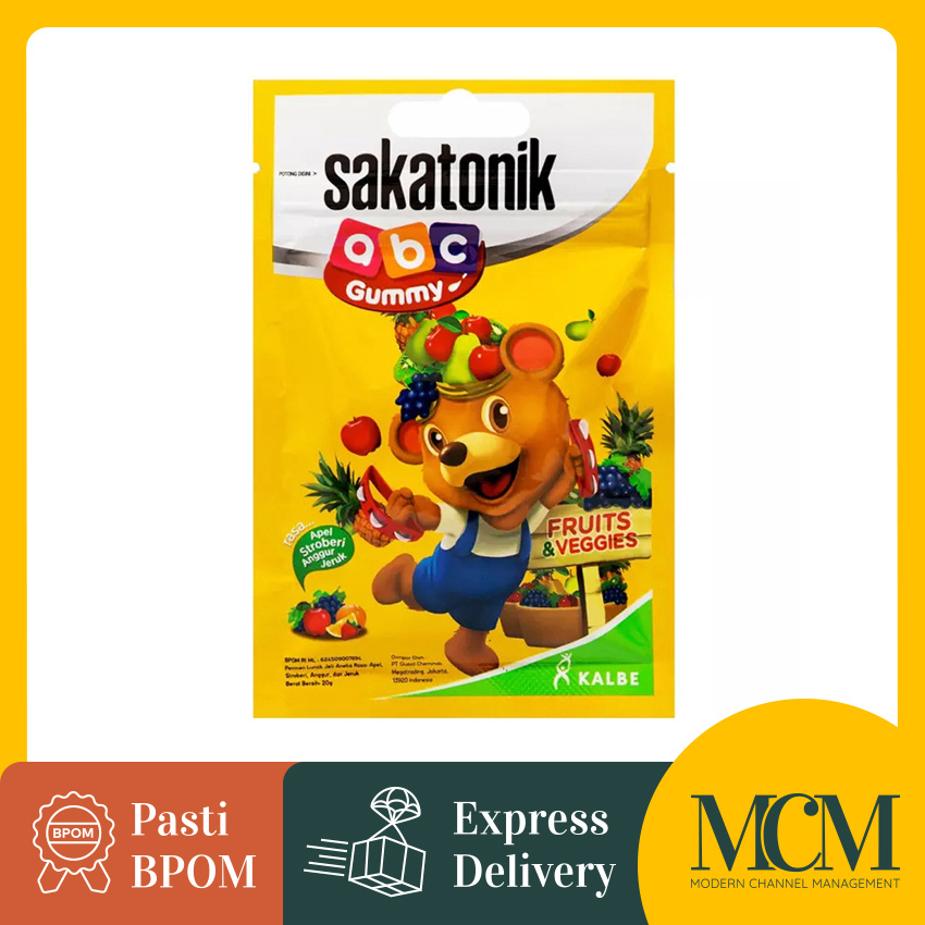 Jual Multivitamin Anak - Sakatonik ABC Gummy - 10 Pcs | Shopee Indonesia