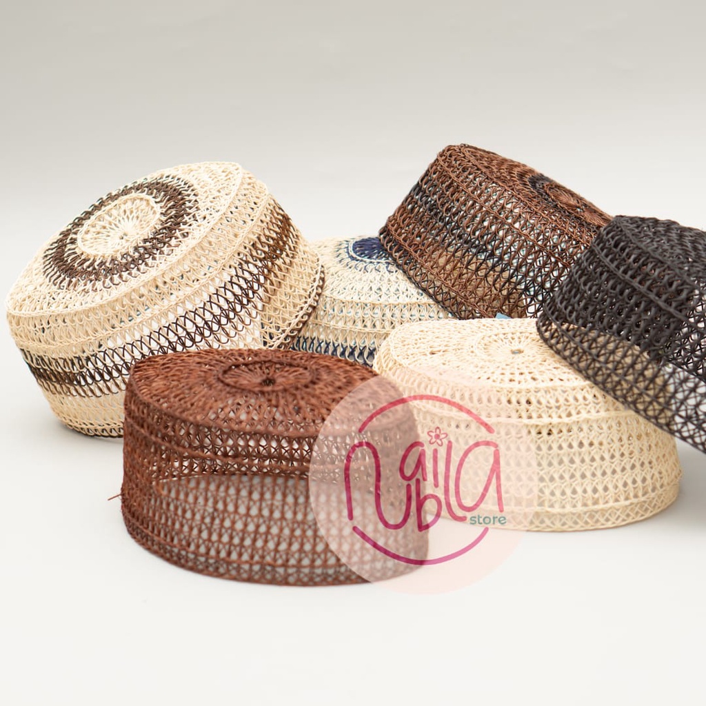 Jual peci rotan,peci jaring,peci habib bahar,peci rotan kalimantan,songkok haji,peci haji ...