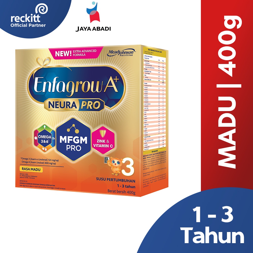 Jual Enfagrow 3 A+ Madu 400g | Shopee Indonesia