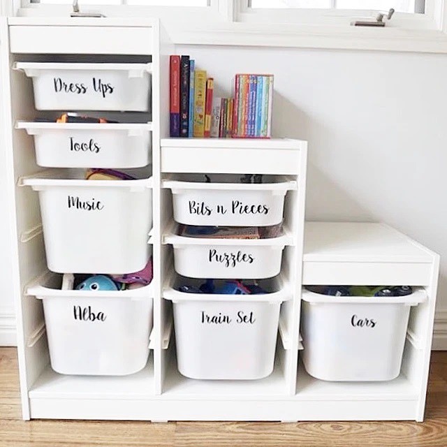 Jual Stiker Label Nama Transparan Waterproof Sticker Toples Bumbu Dapur ...