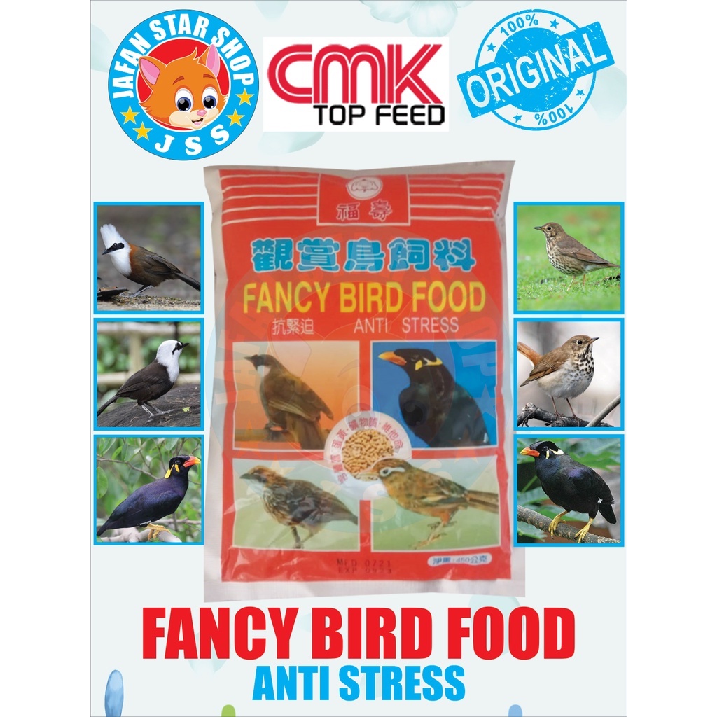 Jual Fancy Bird Food Anti Stress Pakan Burung Anis Murai Cucak Kacer ...