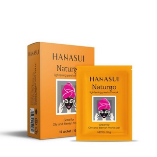 Jual Hanasui Masker Naturgo Masker Black/Gold per sachet 10gr | Shopee ...