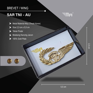 Jual WING SAR TNI - AU PDH BRIVET BREVET PIN SAR TNI - AU | Shopee ...