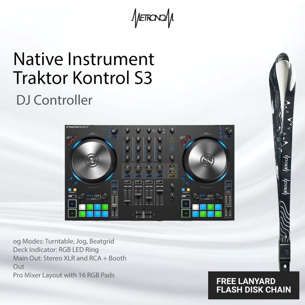 Jual Native Instrument Traktor Kontrol S3 | Shopee Indonesia