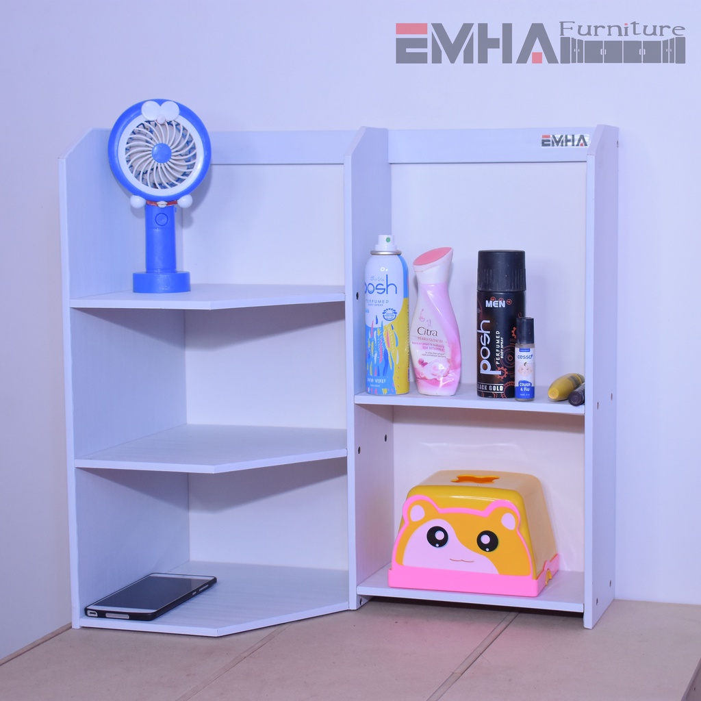 Jual RAK SUDUT/RAK MEJA RIAS/RAK MEJA KOSMETIK/ RAK MEJA KAMAR/RAK BUKU ...