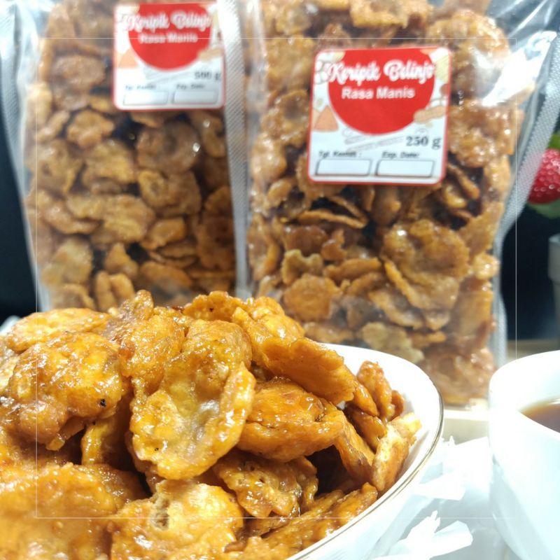 Jual EMPING MELINJO 250GR/EMPING MELINJO GEPREK MANIS DAN PEDAS MANIS ...