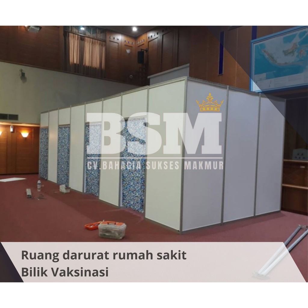 Jual Partisi ruang vaksin semarang bilik vaksinasi sekat pembatas sekat ...