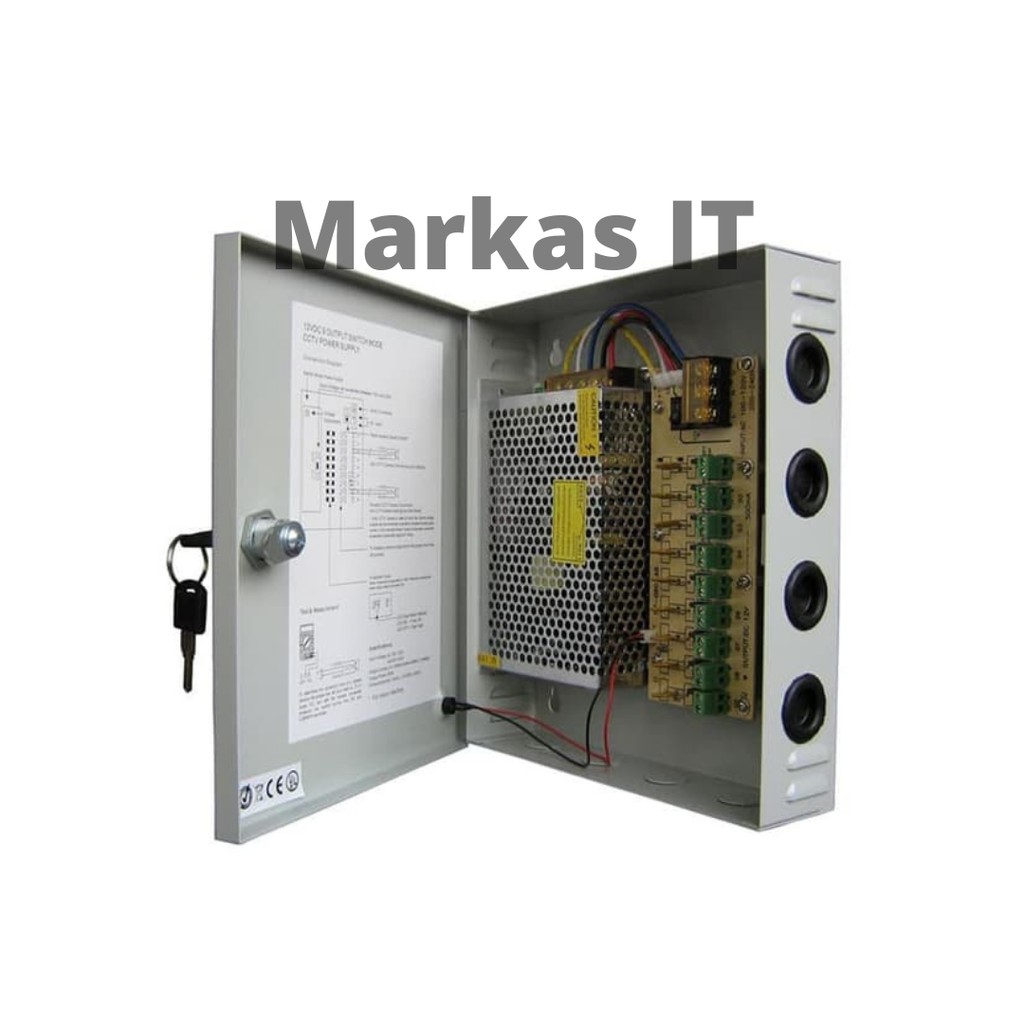Jual Power Supply Switching DC 12V 5A BOX (CCTV Power Supply) | Shopee ...