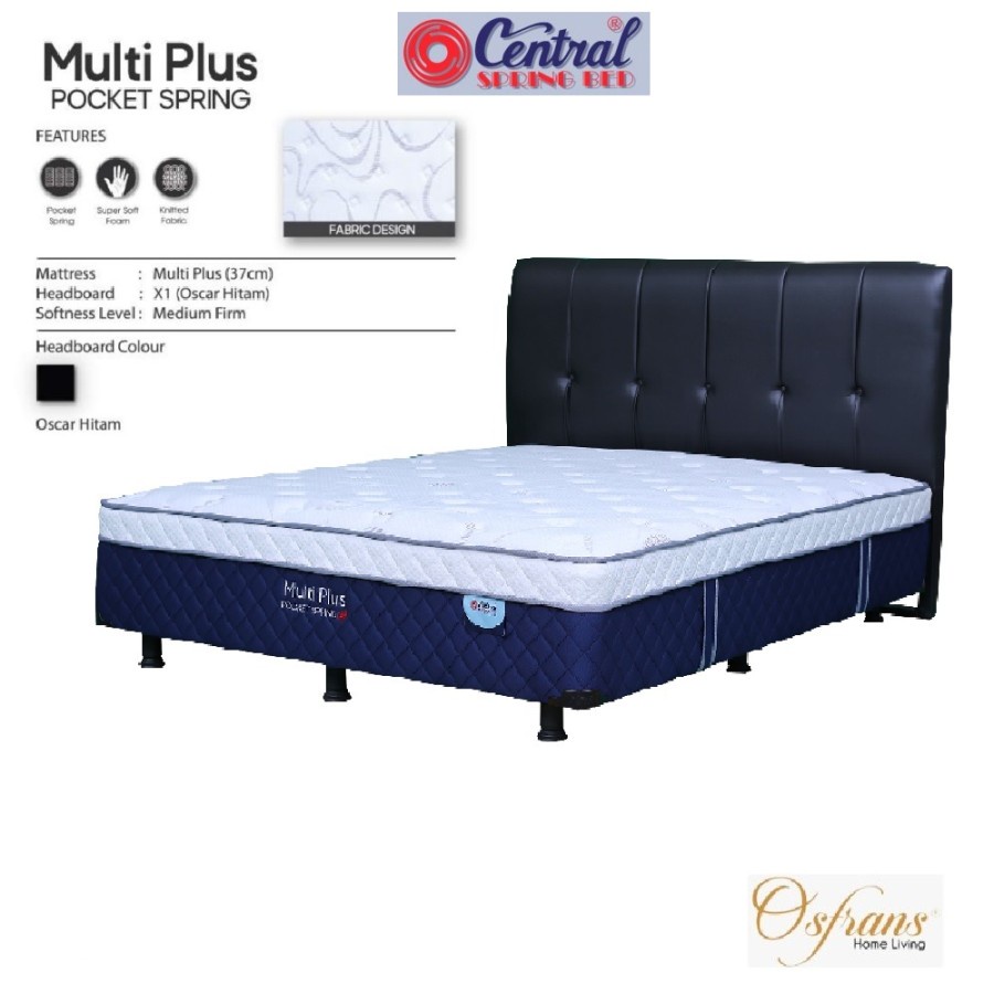 Jual Multibed Central Multi Plus Pocket Fullset MULTIPLUS PLUSH MULTI ...