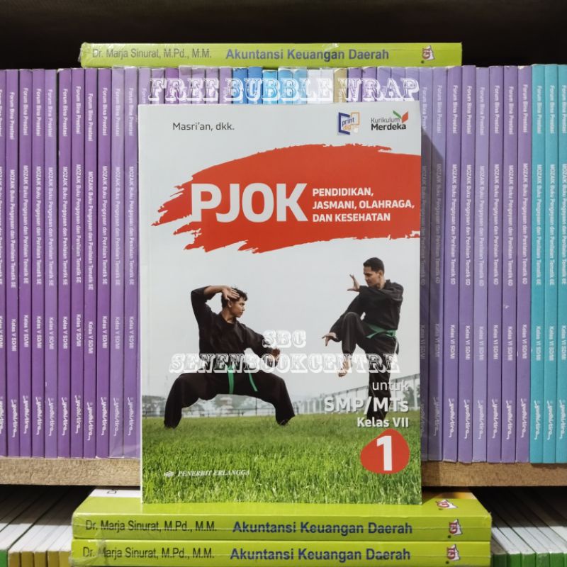 Jual Buku PJOK Kelas 1/VII 7 SMP Erlangga Kurikulum Merdeka | Shopee Indonesia