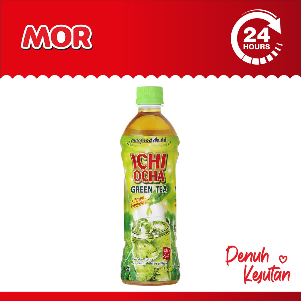 Jual ICHI OCHA Green Tea Teh Hijau Manis 500 ml Indonesia|Shopee Indonesia