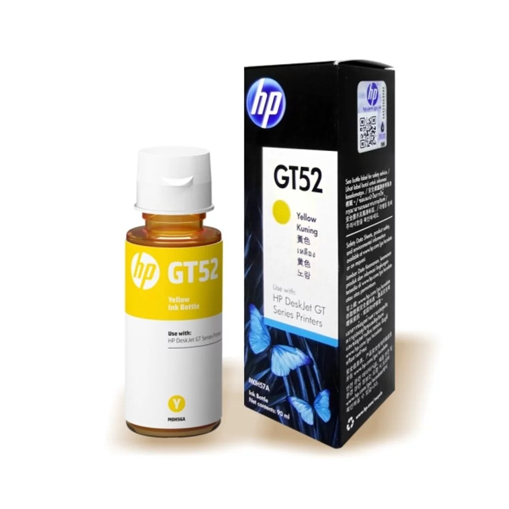 Jual Tinta HP Original GT52 GT 52 Yellow 70ml Tinta Refill Printer HP ...