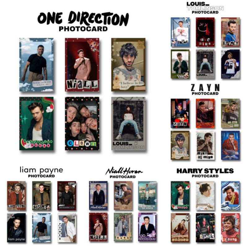 Jual ONE DIRECTION PHOTOCARD POLAROID (FAN PACK) | Shopee Indonesia