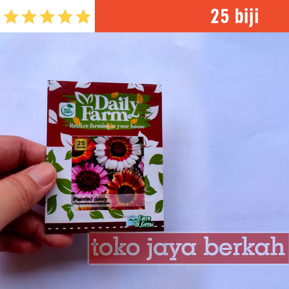 Jual Benih Bunga Painted Daisy - Bunga Kertas - Crysanthemum Carinatum ...