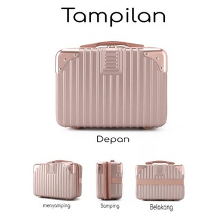 Jual koper mini makeup hardcase tas tambahan koper travel untuk atau ...