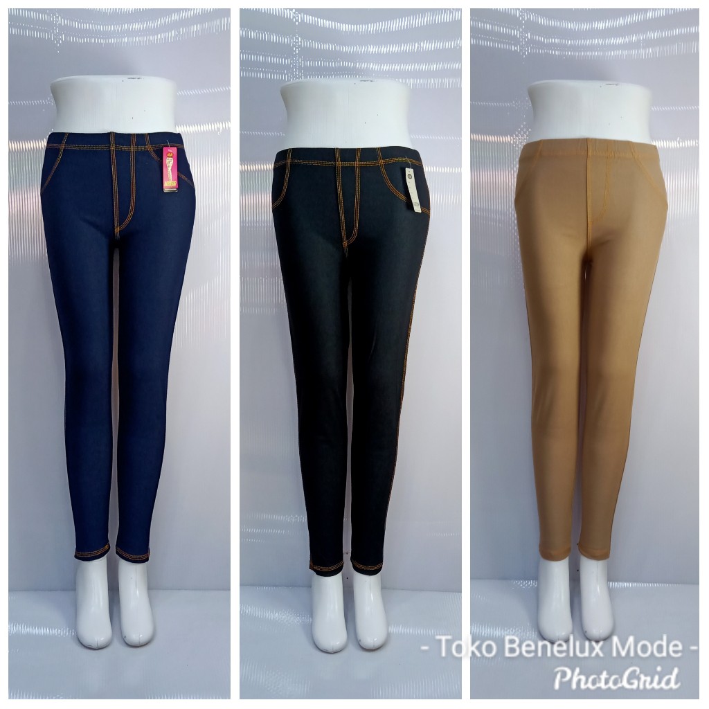 Jual Celana Legging Wanita Masa Kini Ukuraan Standar | Shopee Indonesia