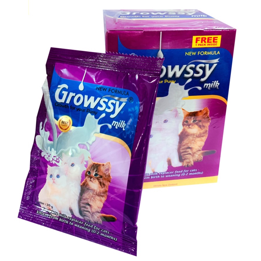 Jual Susu Kucing Growssy Sachet untuk Anak Kucing Kitten Cat Milk ...