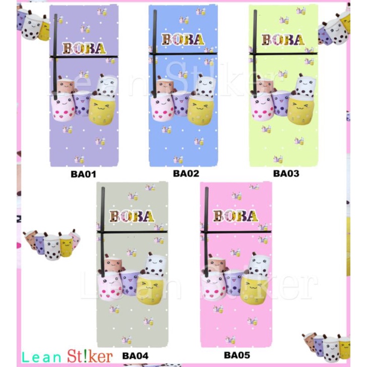 Jual stiker kulkas 1 dan 2 pintu motif BONEKA BOBA | Shopee Indonesia