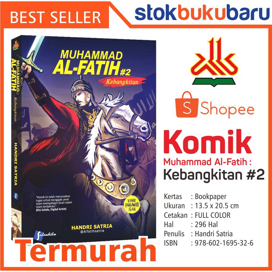 Jual Buku Komik Muhammad Al-Fatih Jilid 2 Kebangkita Original Book | Shopee Indonesia