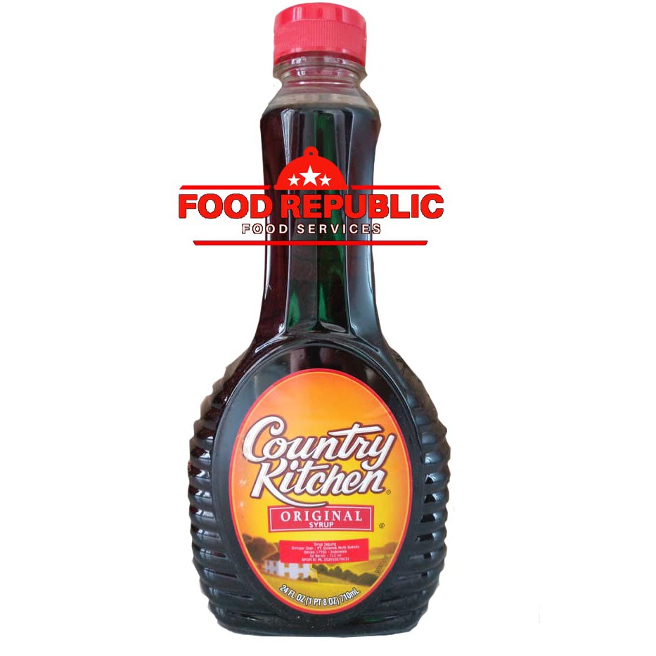 Jual Country Kitchen Maple Syrup Log Cabin 710 GR Sirup Jagung / Corn ...