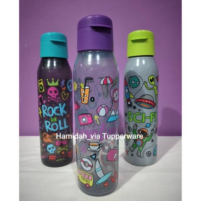 Jual Botol Minum Fancy Bottle 500ml Karakter Tupperware (1 pcs ...
