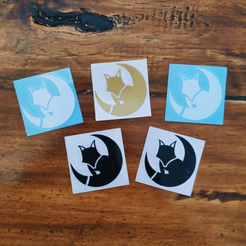 Jual cutting sticker logo white fox project | Shopee Indonesia