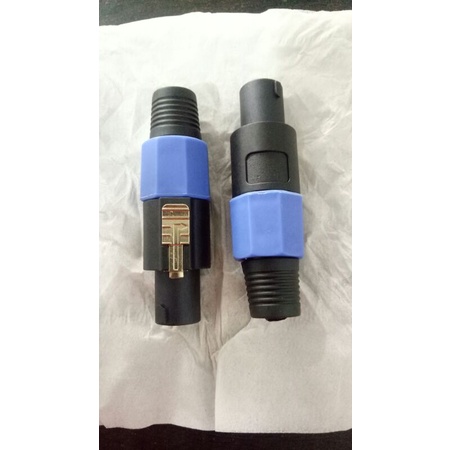 Jual Jack spikon speaker / Jek Spicon Speaker - Jack speakon biru ...
