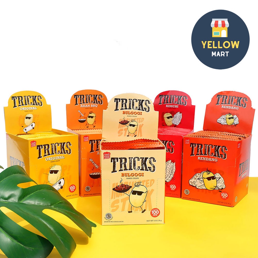 Jual Tricks Baked Crisps Kentang Snack Rasa Original / Asian BBQ ...