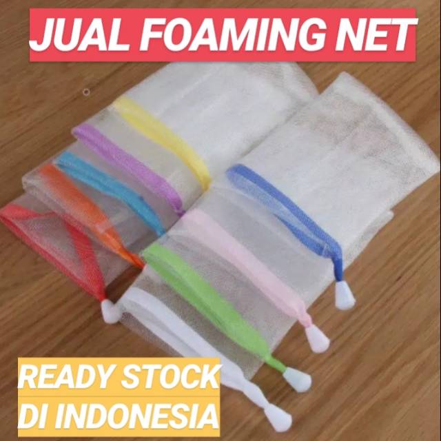 (min 5 pcs) Jual Foaming Net pembuat busa untuk membersihkan wajah ...