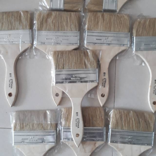 Jual Kuas eterna 4 inch - original (kuas cat tembok, besi, kayu ...