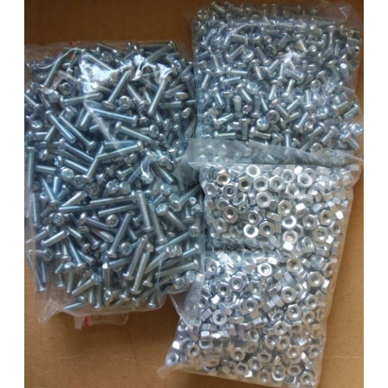 Jual mur baut 3mm harga per 10 set mur baut | Shopee Indonesia