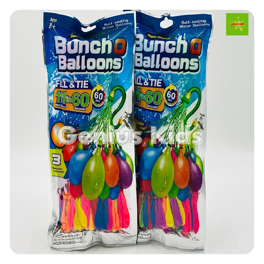 Jual Mainan Balon air Water balloons isi 74pcs sertifikat SNI | Shopee ...