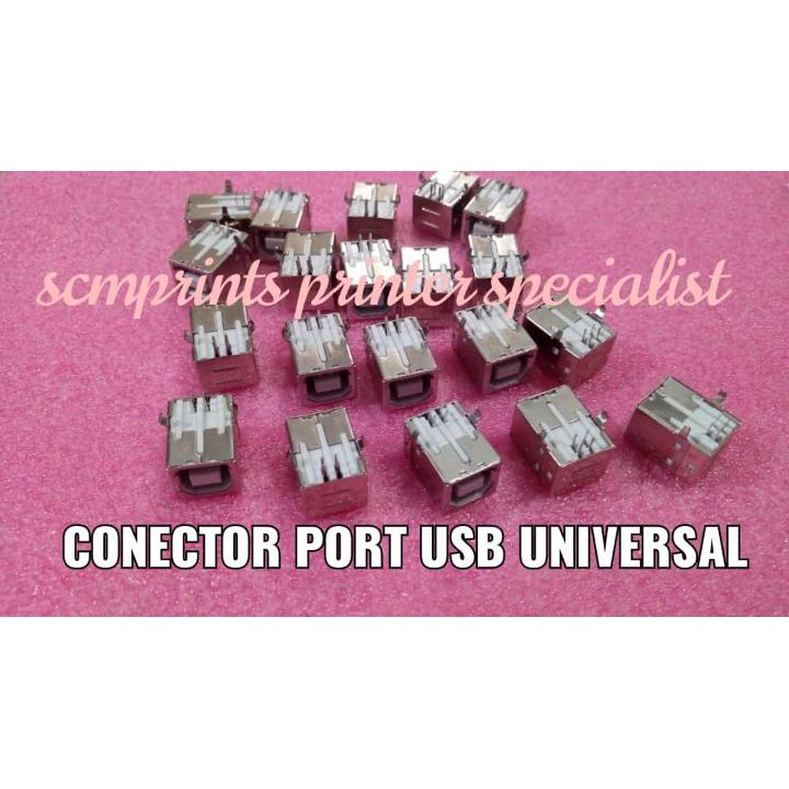 Jual Sparepart Konektor USB Port Printer Universal Conector Colokan USB ...