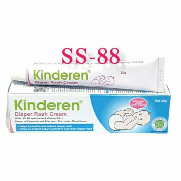 Jual KINDEREN DIAPER RASH CREAM ~ KRIM BAYI UNTUK RUAM POPOK (20gr ...