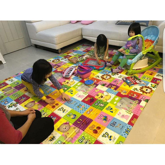 Jual Karpet Bayi Lipat PARKLON Korea Happy Zoo Baby Play Mat Playm ...