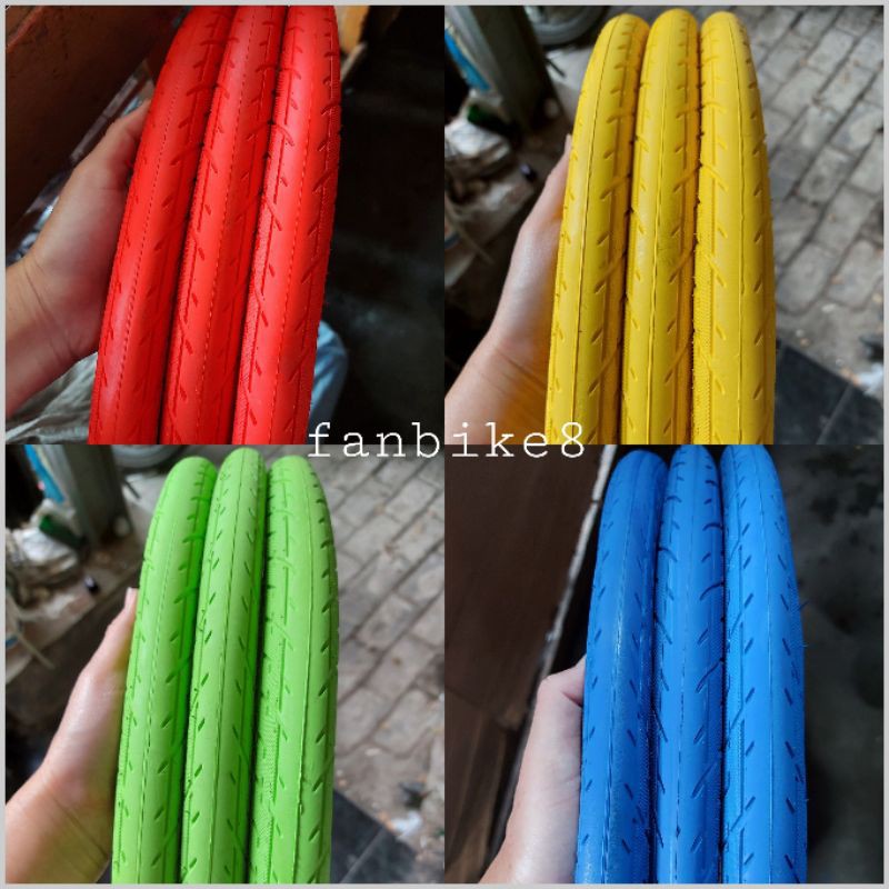 Jual BAN LUAR SEPEDA 20 × 1.50 SWALLOW WARNA MERAH, HIJAU, KUNING, BIRU ...